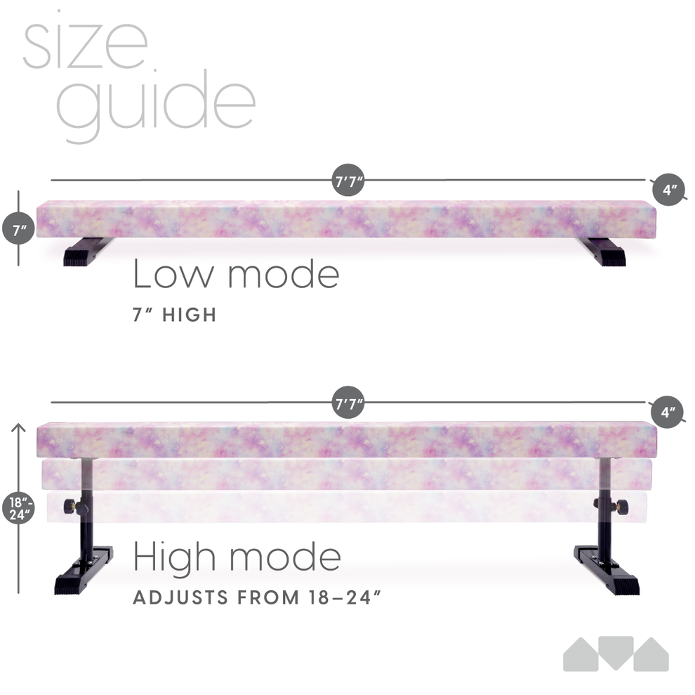 Rainbow Balance Beam for Kids | Adjustable Balance Beam - Milliard Brands