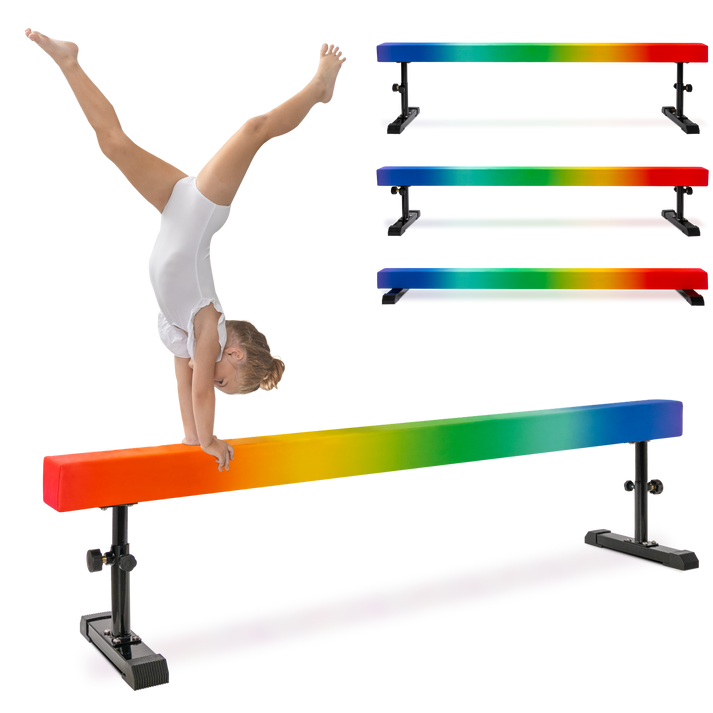 Rainbow Balance Beam for Kids | Adjustable Balance Beam - Milliard Brands