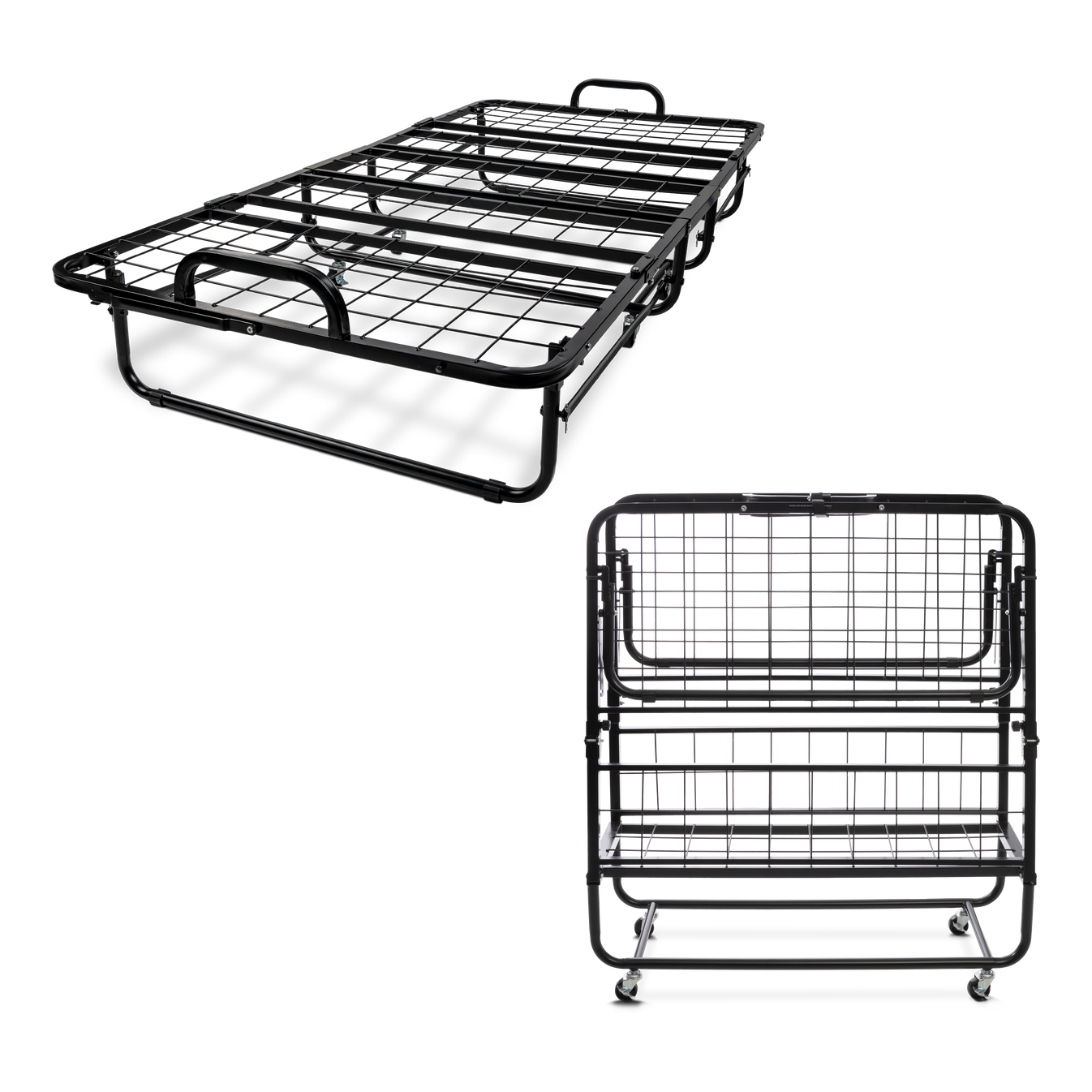 Collapsible Twin Bed Frame | Fold Away Twin Bed Frame - Milliard Brands