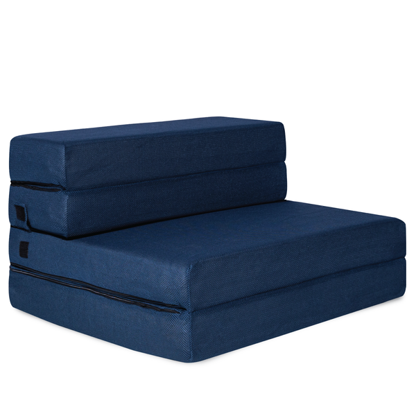 Milliard Tri-Fold Foam Folding Mattress and Sofa Bed for Guests ...